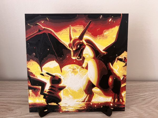 Pikachu vs Charizard - 3D Print Genie